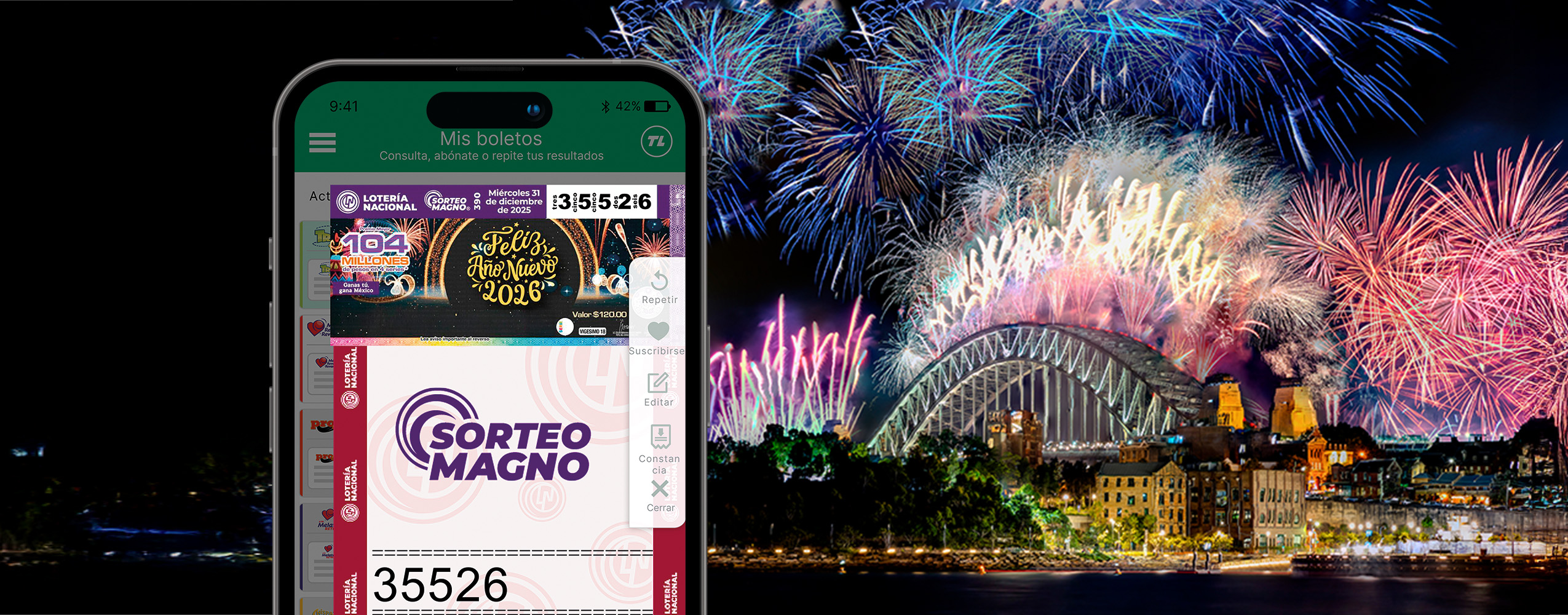 Despide 2025 en los mejores destinos de fin de año con el Sorteo Magno